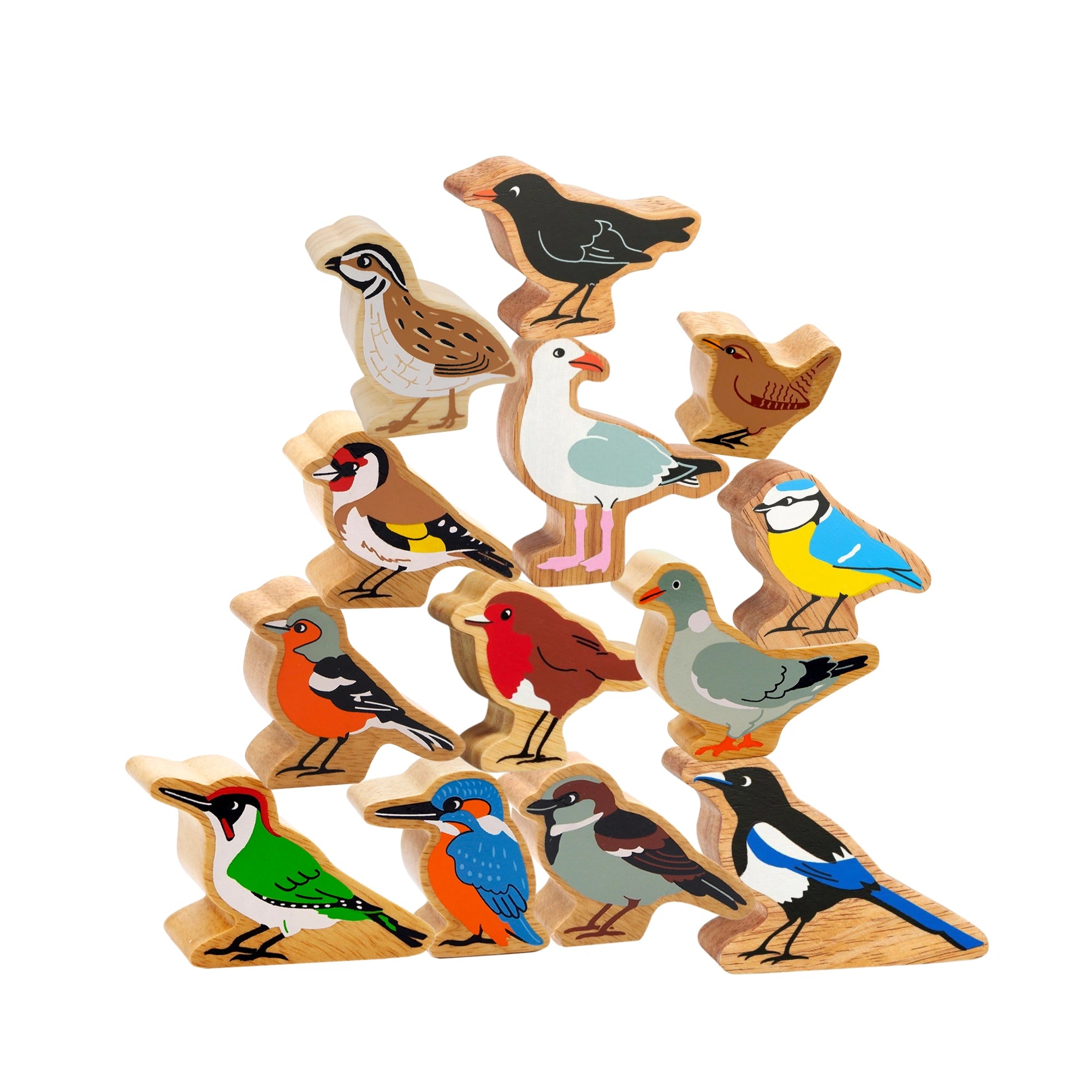Lanka Kade British Birds Playset | Wooden Nature Play | Smallkind