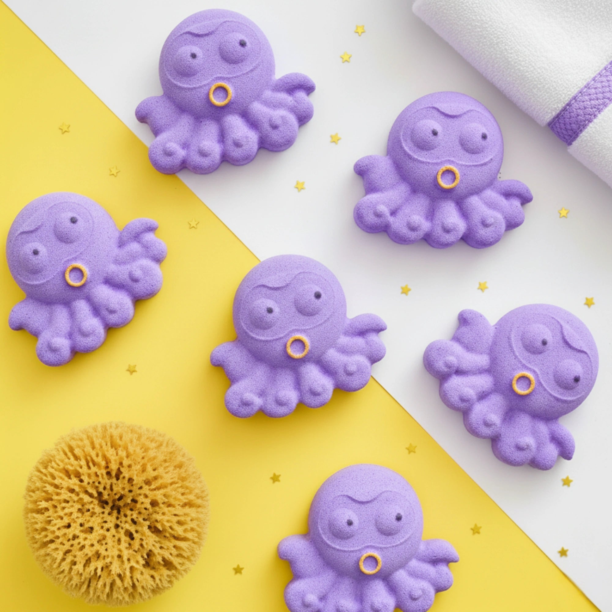 Oscar the Octopus Kids Bath Bomb - Plastic Free + Vegan – Smallkind