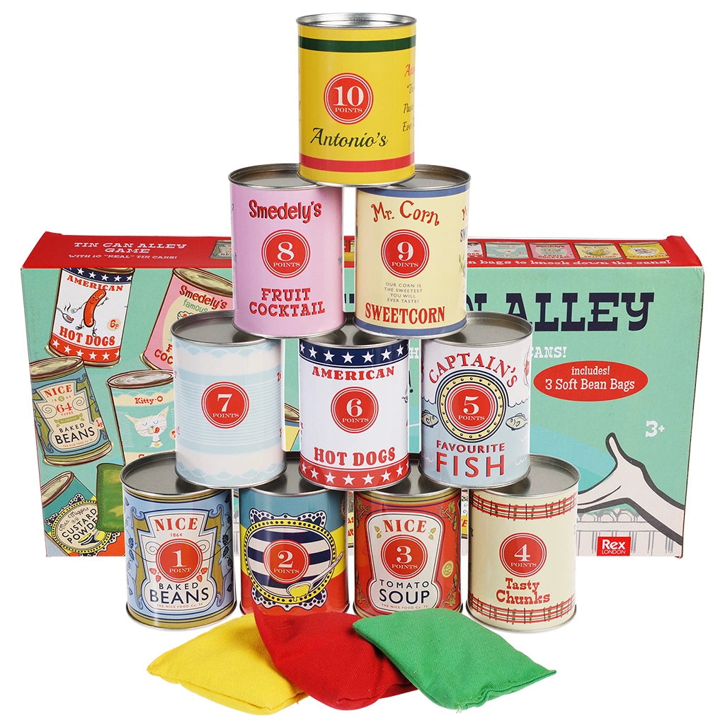 Rex London Tin Can Alley: Classic Knock Down Game | Smallkind