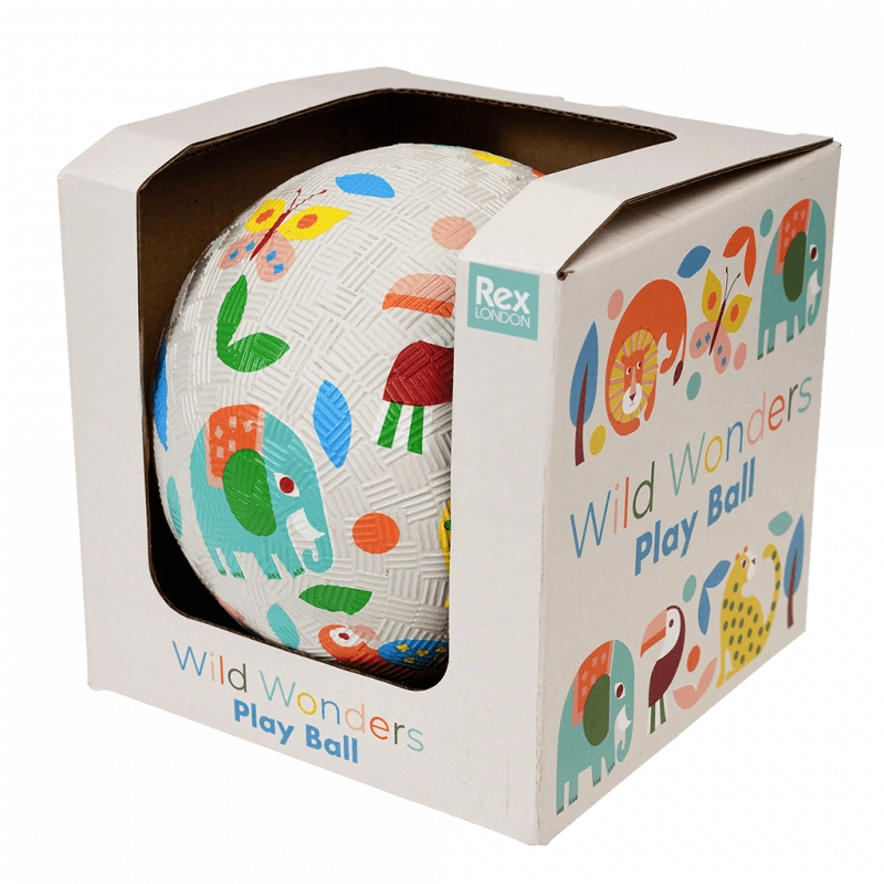 Wild Wonders Rubber Play Ball | Smallkind