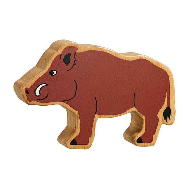 Lanka Kade Wild Boar Play Figure - Wooden Animals | Smallkind