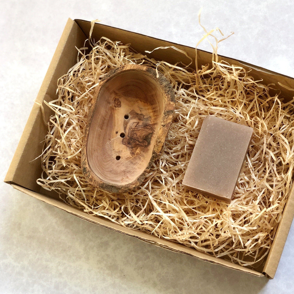Natural Soap + Soap Dish Gift Set | Smallkind