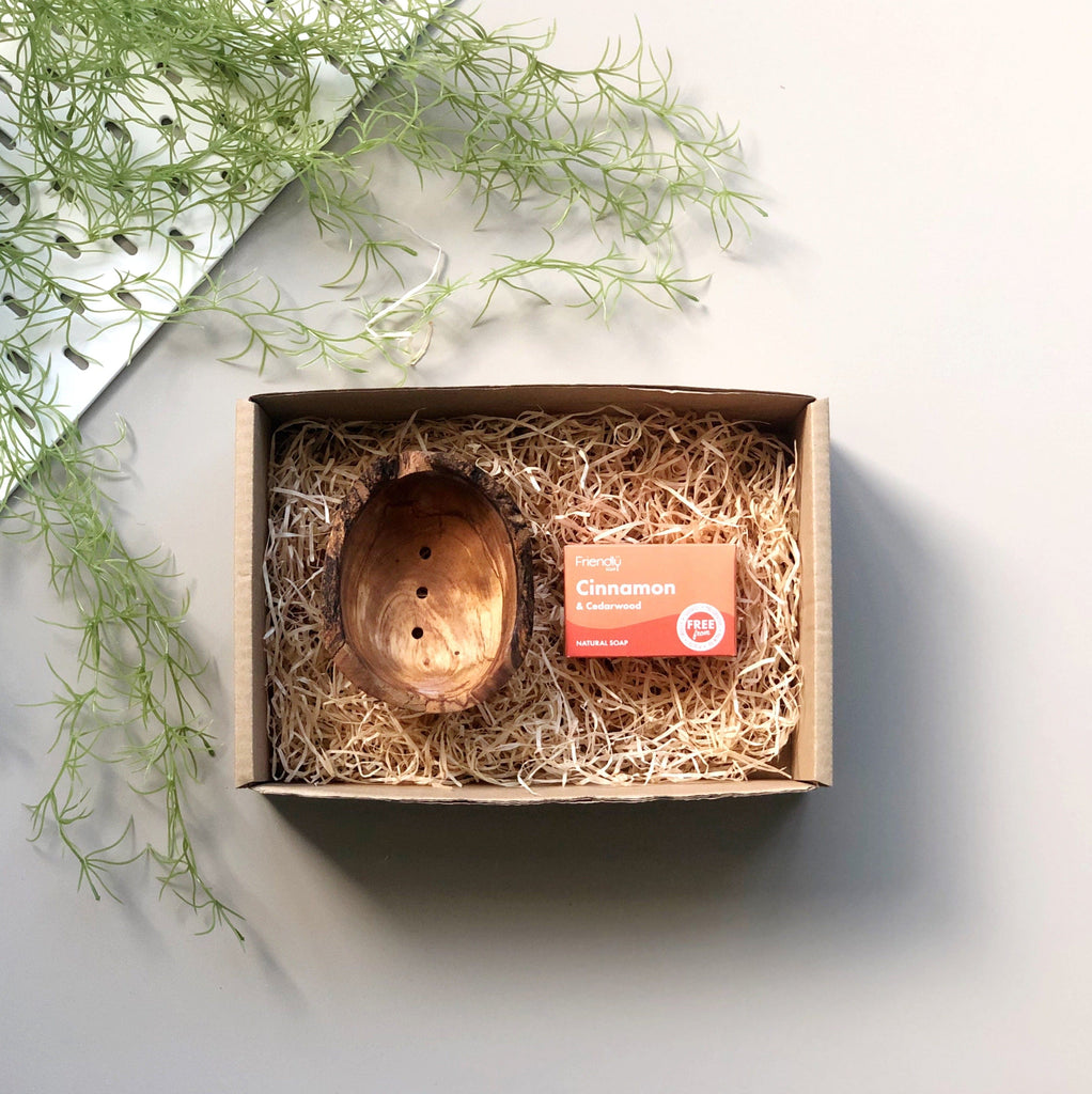 Natural Soap + Soap Dish Gift Set | Smallkind