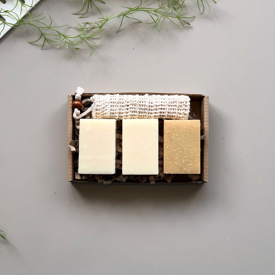 Face, Body + Hair Natural Soap Gift Set | Smallkind